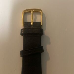 Seiko | Accessories | Mens Seiko Lassale Gold Tone Watch Quartz Super Ultra Thin Calf Leather ...